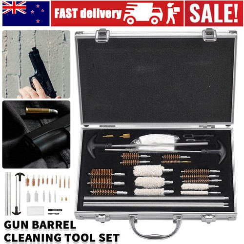 126pcs Universal Gun Cleaning Tools Set Kit Pistol Rifle Shotgun ...