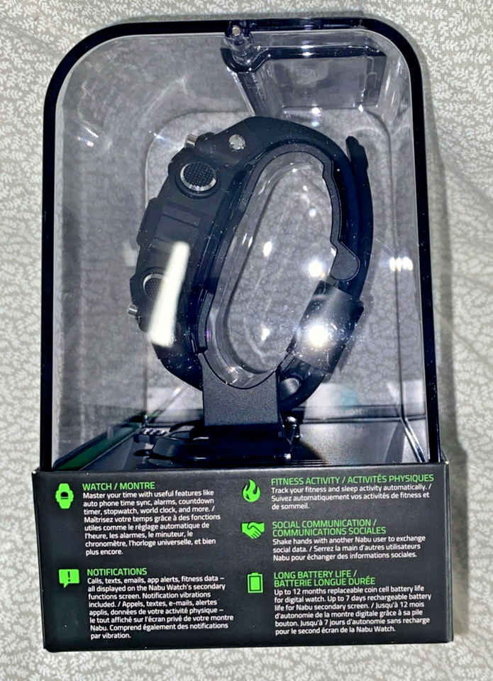 Razer Nabu Smart Watch Forged Edition For IOS & Android - NASA Black | eBay