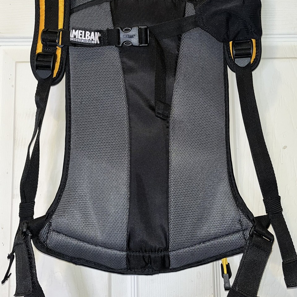Camelbak Rocket Hydration Pack Black Yellow Backpack 72oz 2.1L No Bladder | eBay