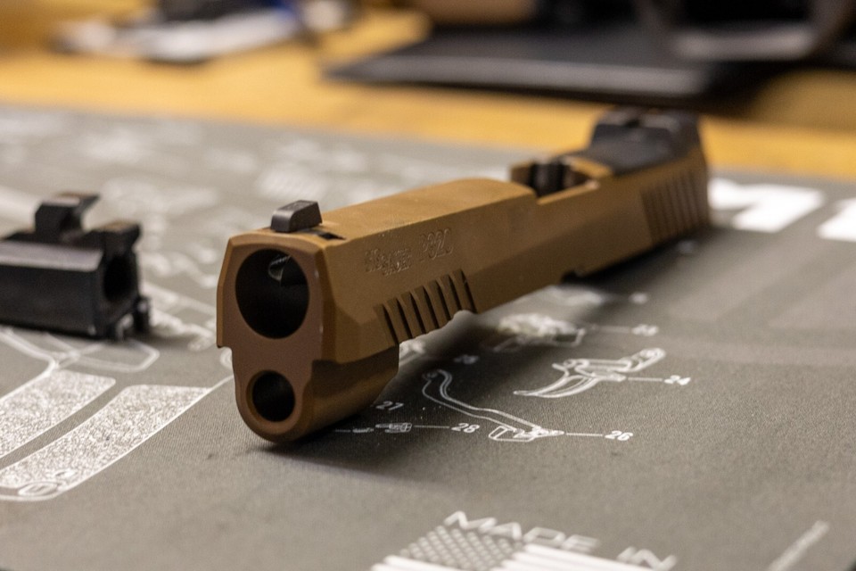 Sig Sauer Complete P320 M17 Slide Night Sights Barrel & Spring 9-mm ...