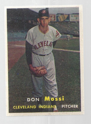 Don Massi 1957 Topps Baseball Cards # 8 Indians | eBay