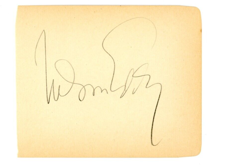 Autographed Album Page Singer Actor Nelson Eddy | eBay