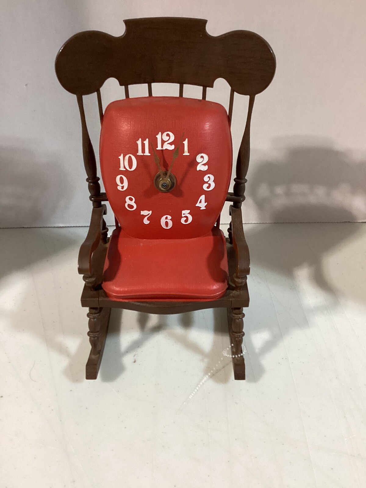 Vintage Spartus USA Plastic Rocking Chair Clock WORKS | eBay
