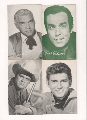 1960's Bonanza Penny Arcade Exhibit Trading Card Set (4) + Extra ...