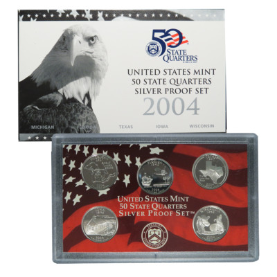 2004-S U.S. Silver State Quarters Proof Set | eBay