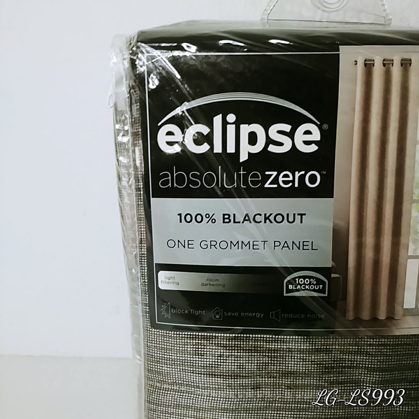 Eclipse Absolute Zero 100 Blackout 1 Grommet Panel Curtains 50"×84" for sale online | eBay