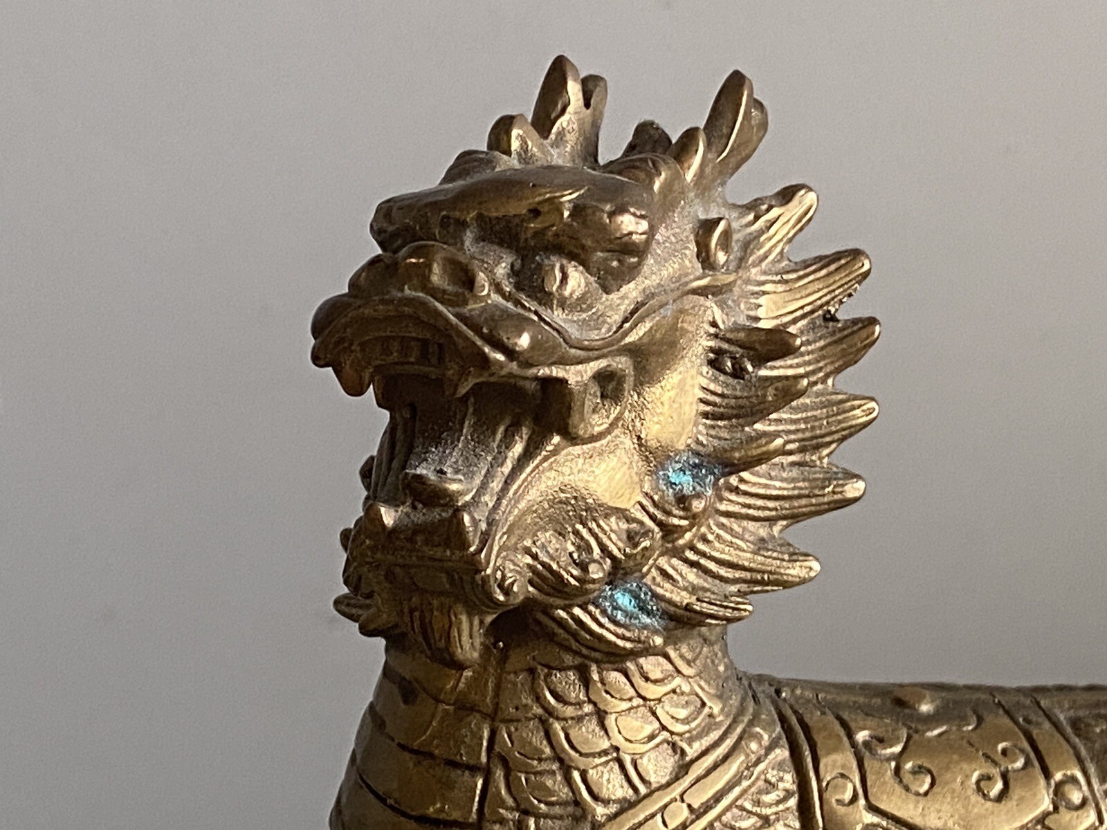 Oriental Asian Brass Foo Dragons Foo Dogs Pair | eBay UK