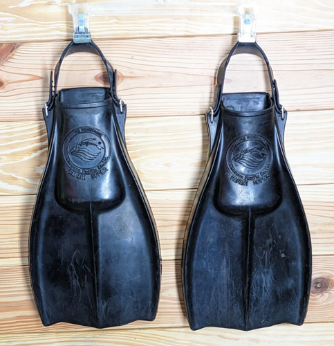 Kinawaga Safari Super Open Heel Scuba Dive Snorkel Fins Flippers Fits ...