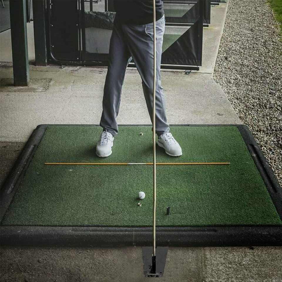 Golf Alignment Stick Holder Swing Practice Plate Plane Trainer Training ...