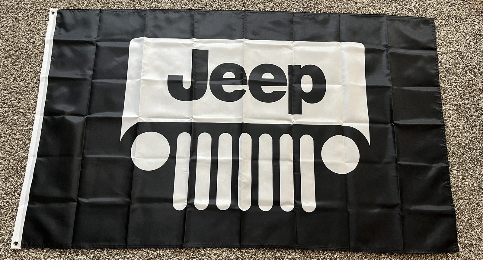 Jeep Flag Banner 3x5 Ft Garage Car Show Wall Gift New!! Man CAVE | eBay