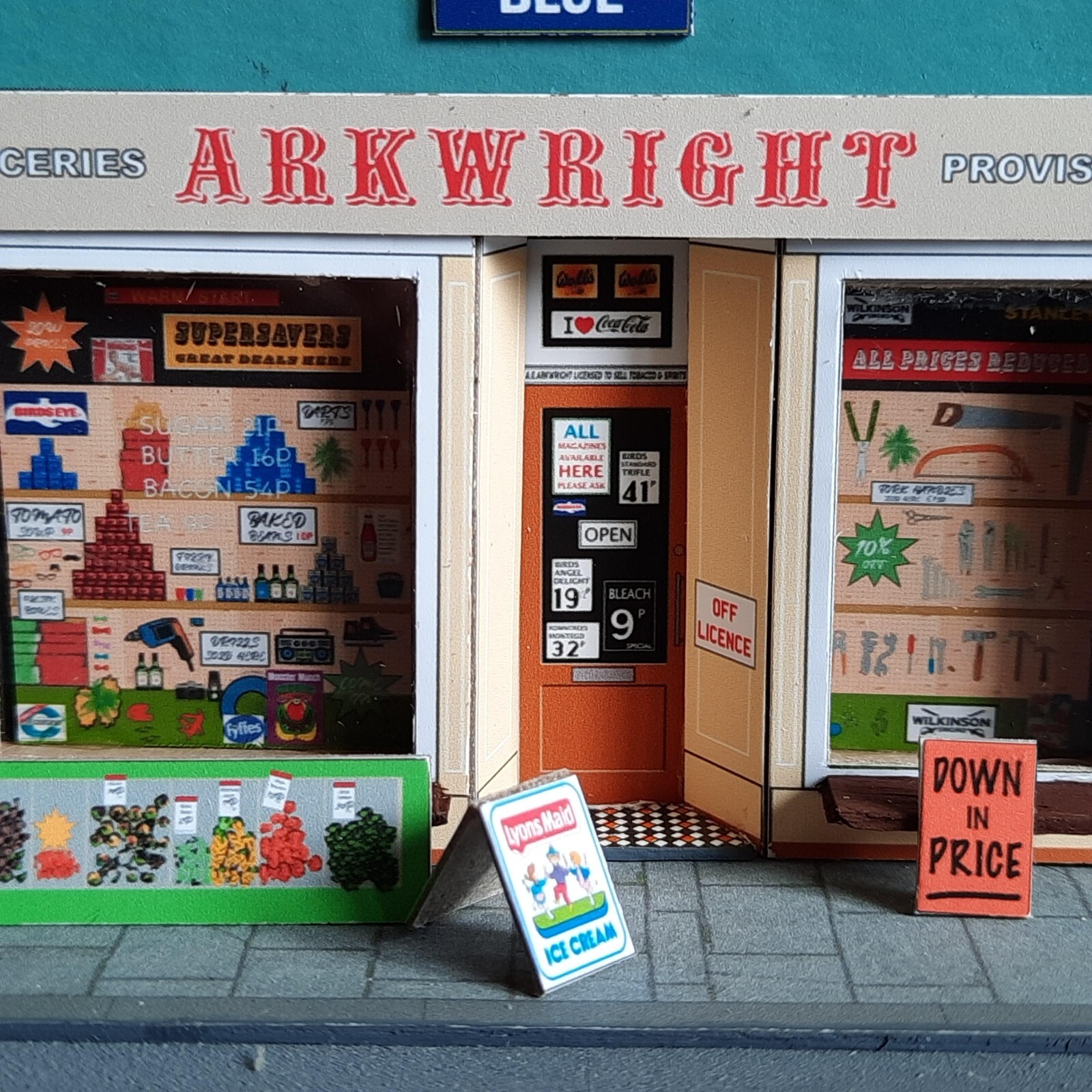 OO GAUGE ARKWRIGHT DECAL KIT OPEN ALL HOURS RONNIE BARKER DAVID JASON ...