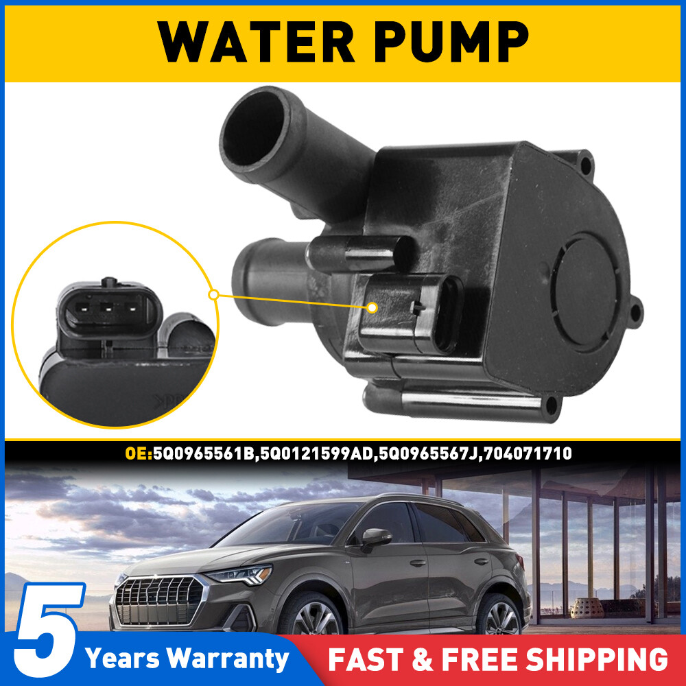 Auxiliary Water Pump 5Q0965561B Fits For Audi Seat Skoda VW 1.6 1.8 2 ...