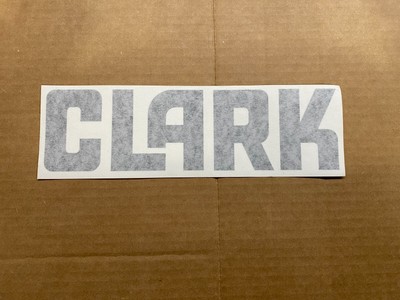 CLARK Forklift Decal Logo Black #3798346 | eBay