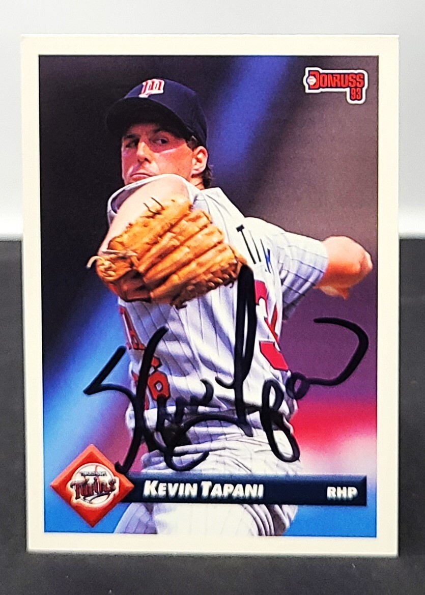 KEVIN TAPANI Signed Autographed 1993 Donruss Baseball Card #443 ...