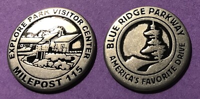 Blue Ridge Parkway Explore Park Visitor Center Token | eBay