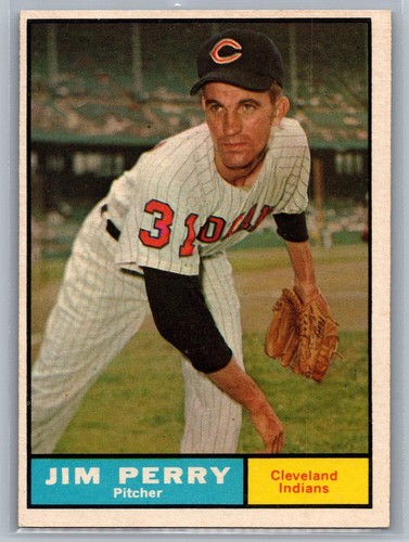 1961 Topps - #385 Jim Perry - NM *TEXCARDS* | eBay