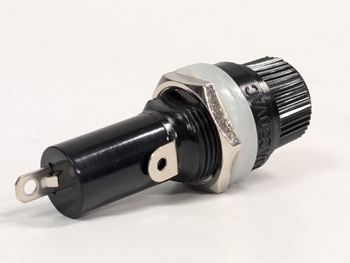 PANEL MOUNT 3AG/AGC FUSE HOLDER ACCEPTS 1/4" x 1-1/4" FUSES . | eBay