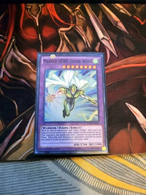 YUGIOH MASKED HERO DIVINE WIND SDHS-EN043 SUPER 1ST ED NM | eBay