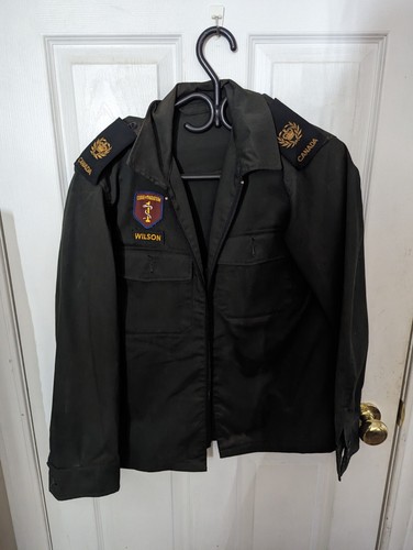 1987 Canadian Army Military Medical Unit Jacket Coat with Patches ...
