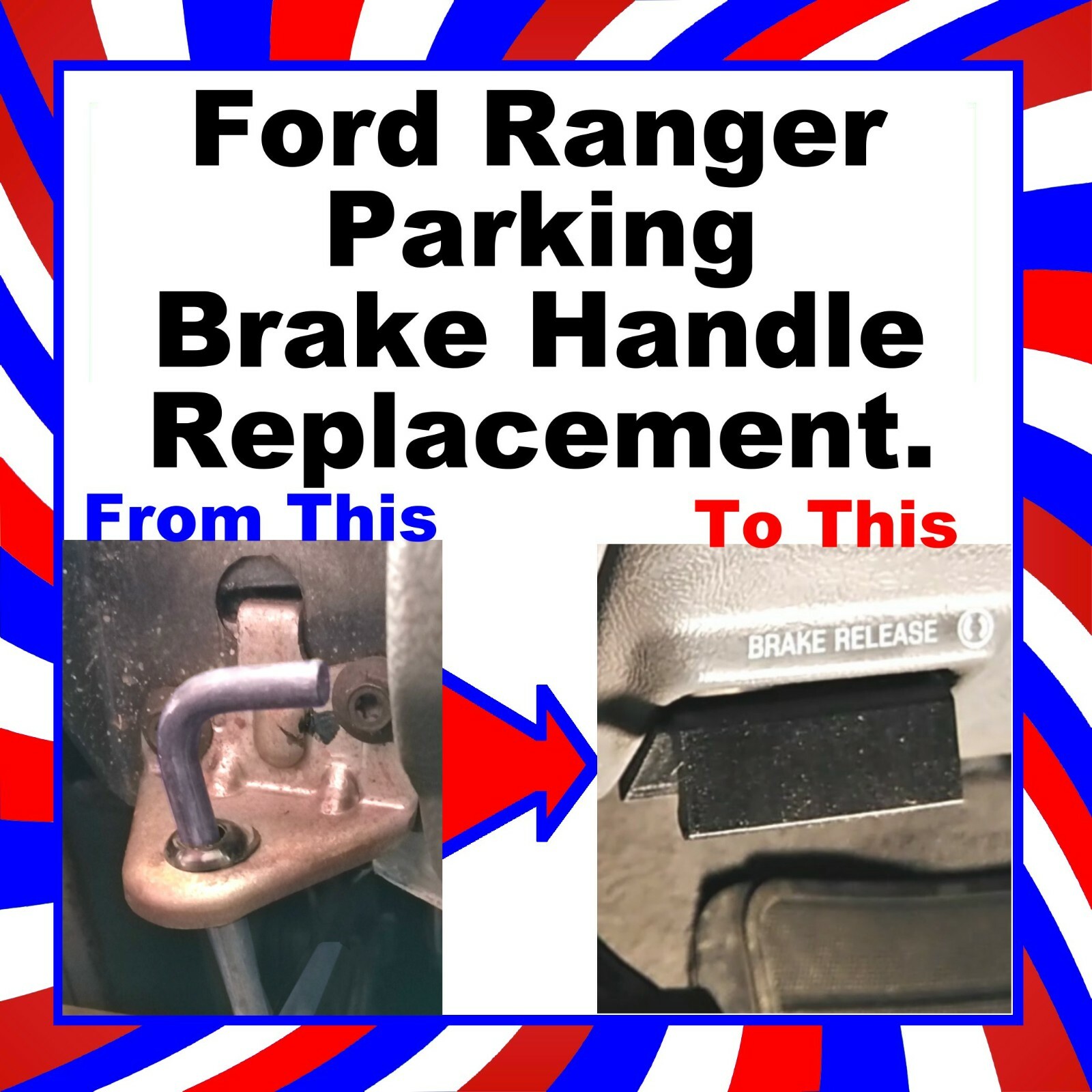 FORD RANGER PARKING BRAKE RELEASE HANDLE REPLACEMENT (MONEY, 55% OFF