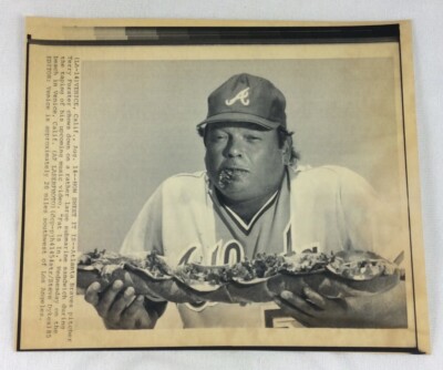 AP Laserphoto-Atlanta Braves-1985 08/14 Terry Forster “Fat is In" | eBay