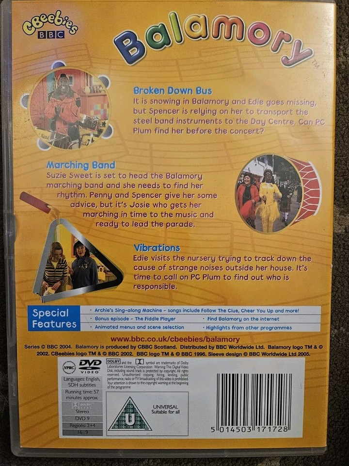 BALAMORY MUSICAL STORIES DVD KIDS 4 EPISODES 5014503171728 | eBay UK