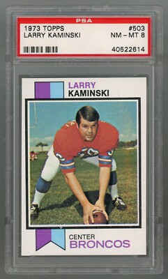 1973 Topps #503 Larry Kaminski PSA 8 NM-MT #40522614 **TRX0822** | eBay