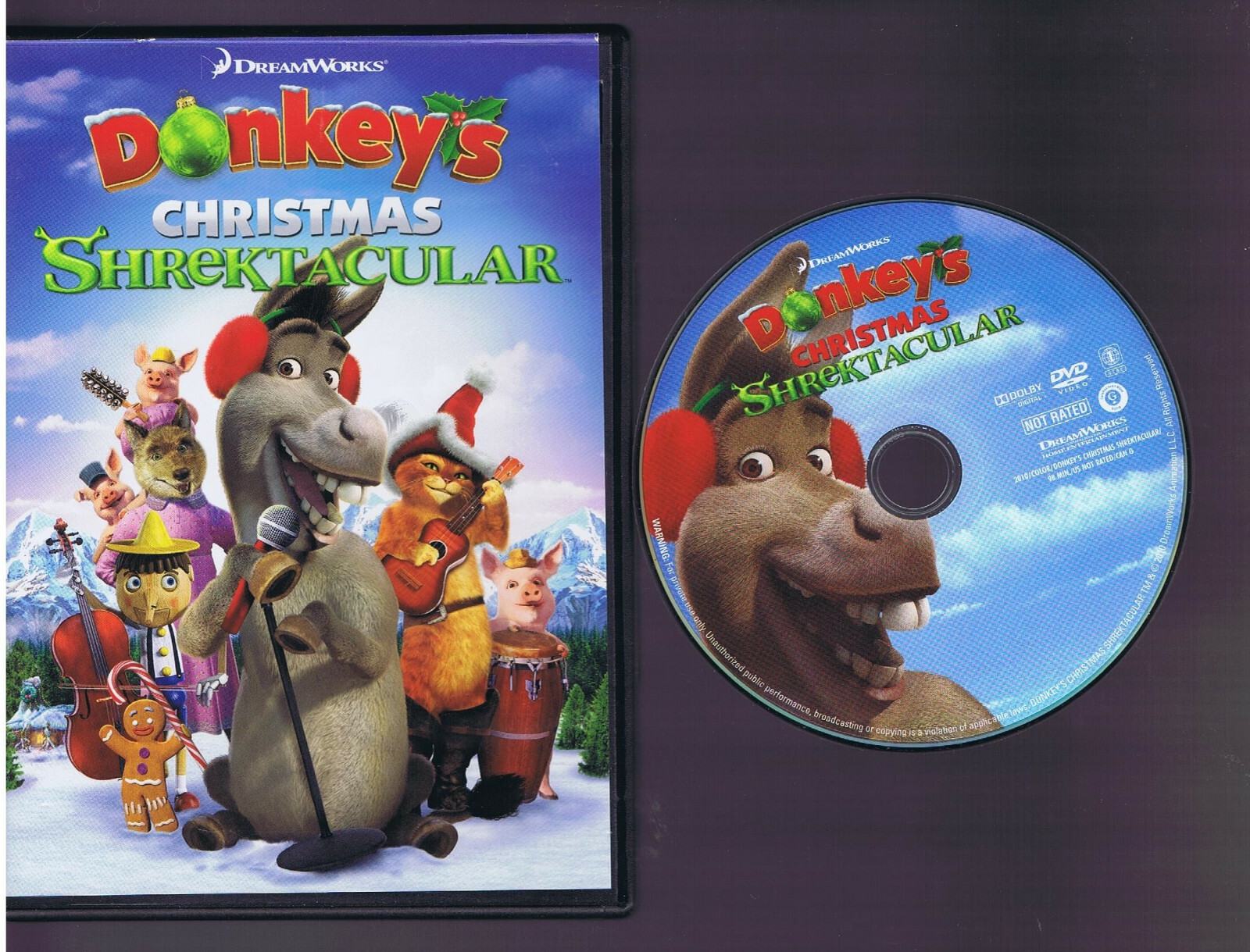 DONKEY'S CHRISTMAS SHREKTACULAR (DVD) Very Good | eBay