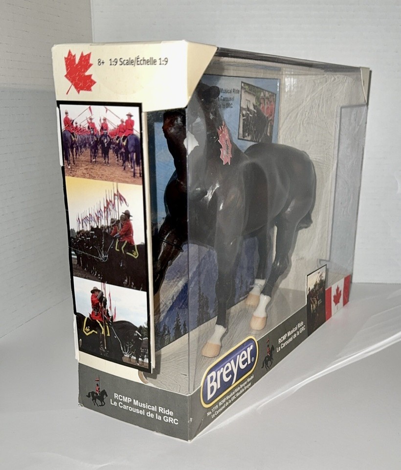 New Breyer RCMP Musical Ride GRC Canada Black Traditional Horse 2014 ...