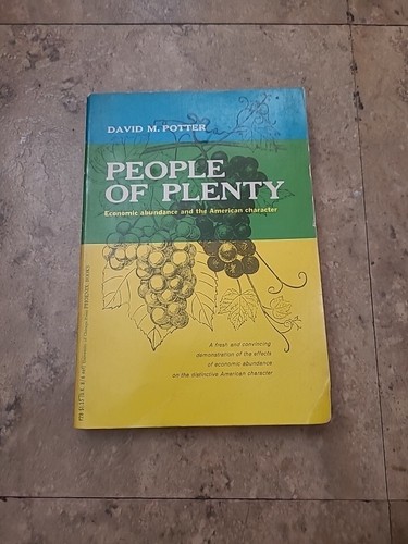PEOPLE OF PLENTY david m. potter vintage SOFTCOVER | eBay