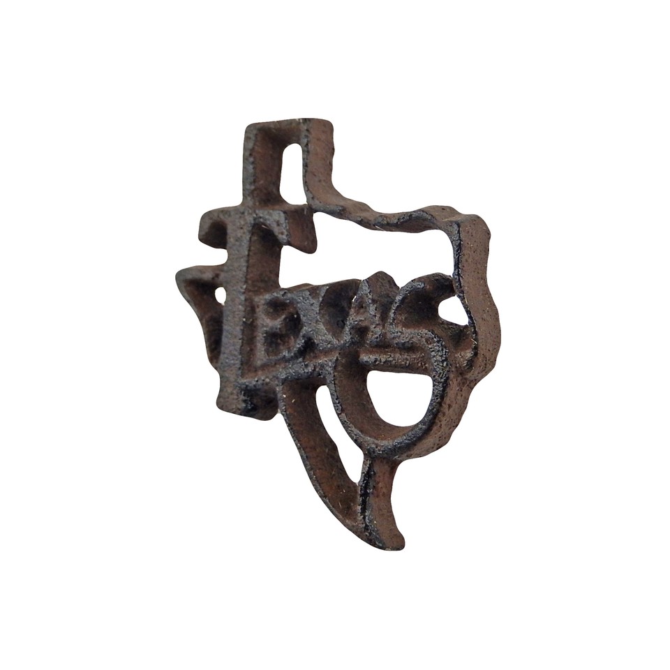 12 Rustic Texas Map Outline Tacks Craft Pin Nail Custom Work Cast Iron ...