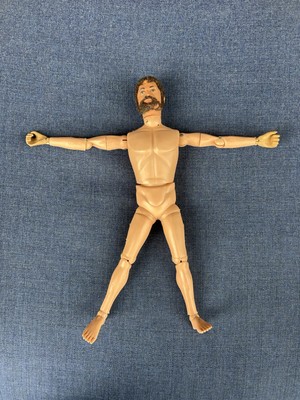 VINTAGE 60’s / 70’s HASBRO GI JOE Flock Brown Hair & Beard & Kung Fu ...