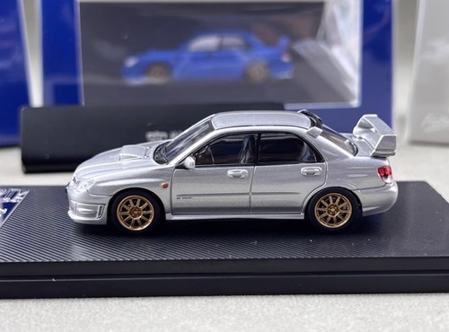 1:64 Furuya Silver Impreza WRX STI IX 9 Sedan Sport Model Diecast ...