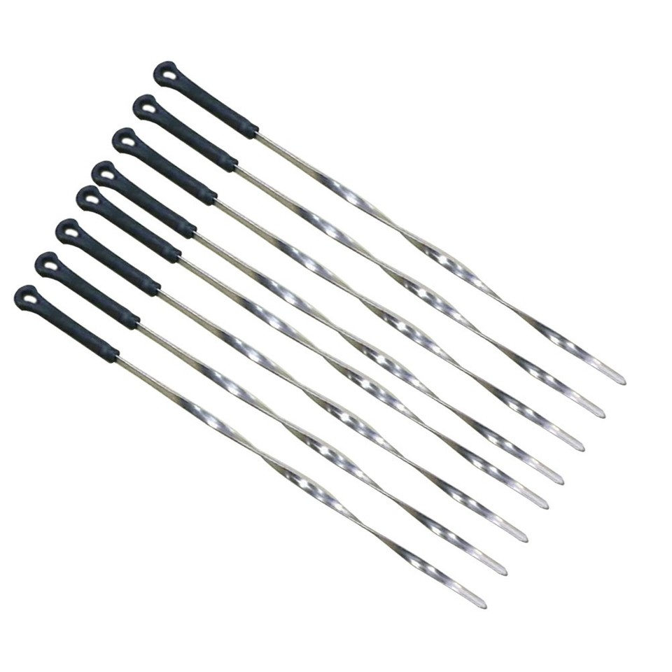 8 Pcs Barbecue Tool Sets Meat Forks Bbq Skewers Grilling Needles | eBay ...