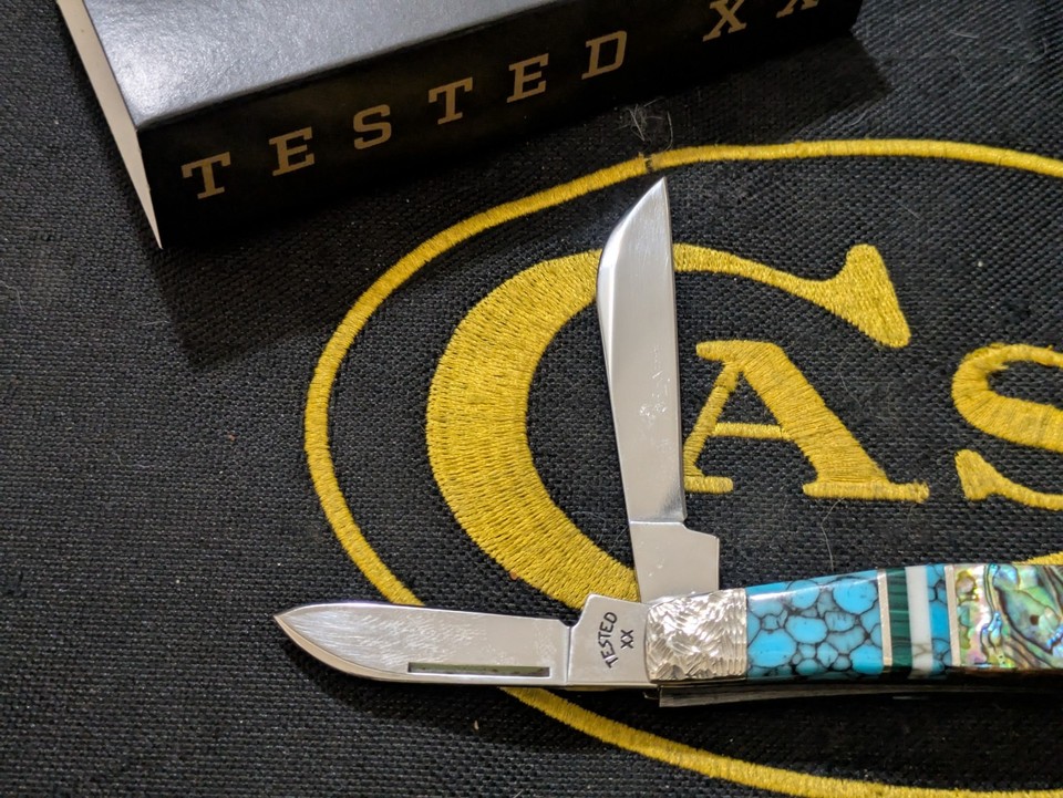 CASE XX YELLOWHORSE 6488 LARGE SWAYBACK CONGRESS KNIFE CUSTOM WOLF PACK ...