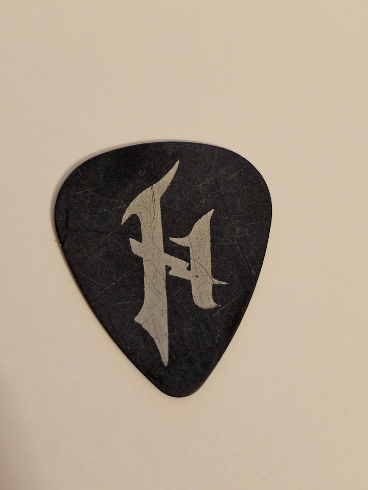 Used, authentic Joe Hottinger / Halestorm guitar pick from the Dec 31 ...