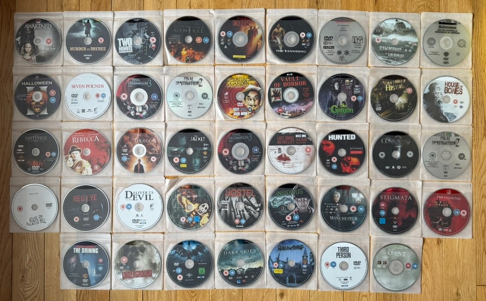 Horror Dvd Bundle - Discs Only x86 | eBay