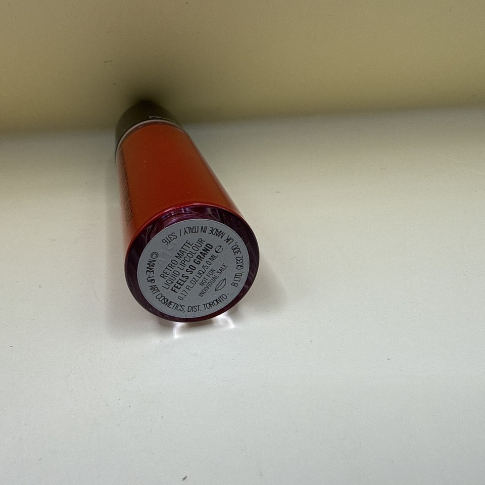 Mac Retro Matte Liquid Lipcolour- Shade 105 Feels So Grand- .17OZ/5ML ...