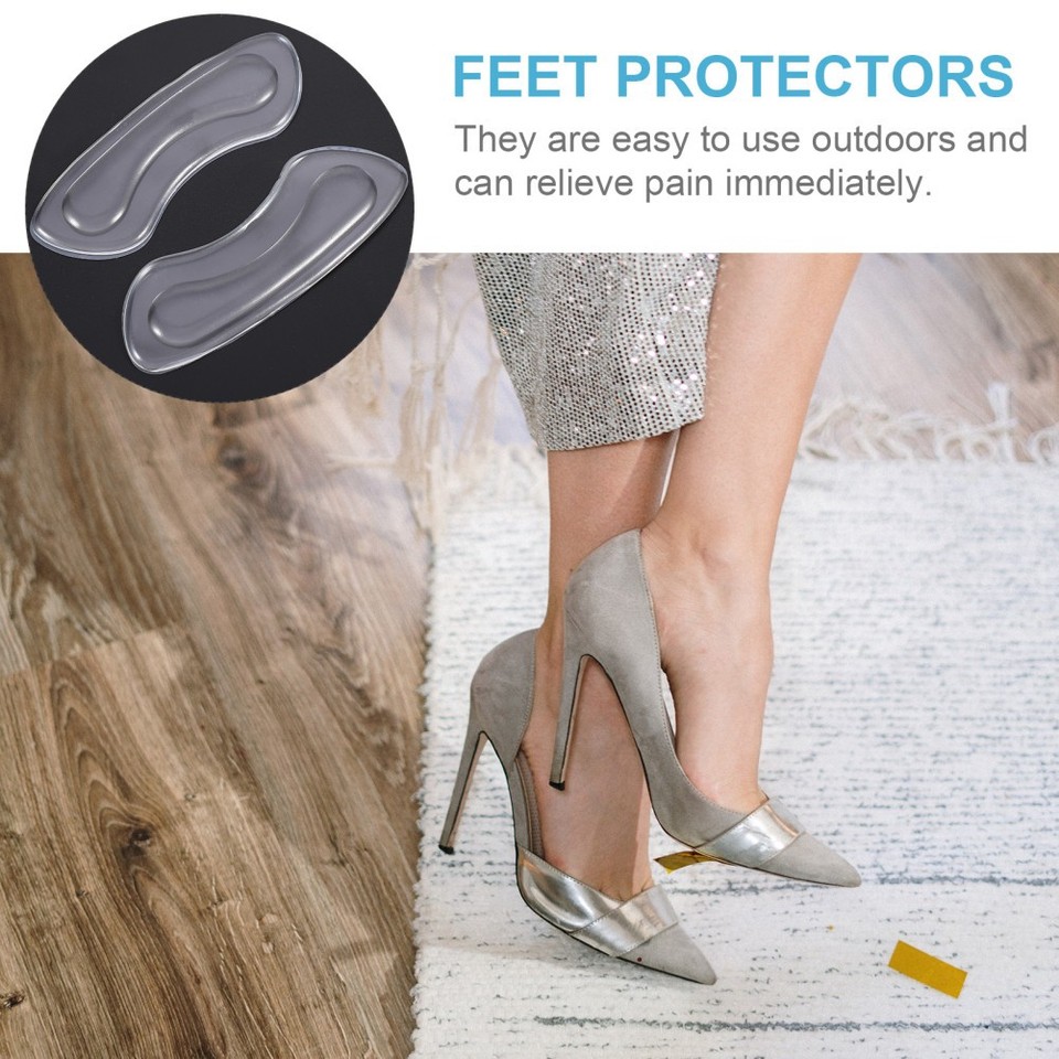 4 Count High-heeled Shoes Pads Anti-wear Stickers Anti-abrasive Foot ...