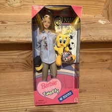 VTG Warner Bros. Studio Barbie Loves Tweety 1998 Mattel 21632 Looney ...