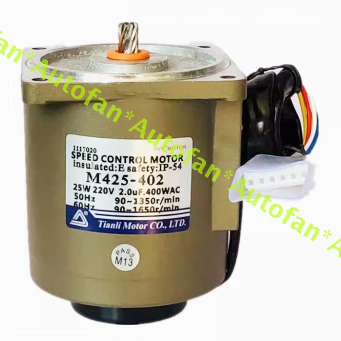 New TVT Single-phase AC gear motor M425-402 25W 220V Speed regulating ...