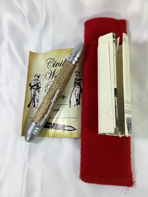 Hand Turned Civil War Twist Pen - Replica of a Musket and Bullet ...