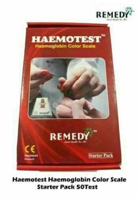 HEMOCHECK: Hemoglobin Color Scale 50-Test Pack | eBay