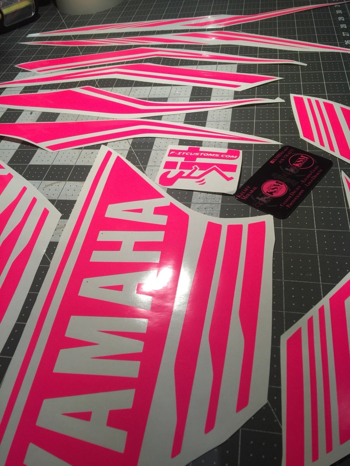 2015-2018 Yamaha R3 Custom Decals (#1) | United States