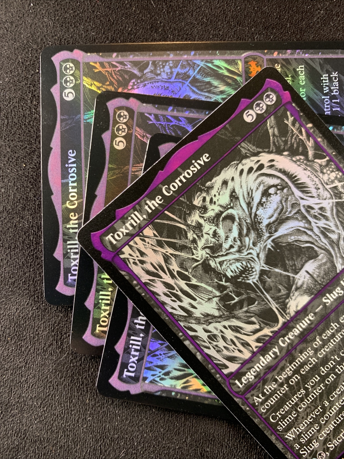MTG Toxrill, the Corrosive VOW 321 NM SHOWCASE FOIL Special No fade ...