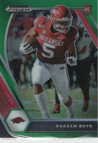 2021 Panini Prizm Draft Picks Rakeem Boyd Green Prizm Rookie #152 | eBay