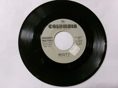 45 - JOHNNY MATHIS - MISTY/MARIA VG Columbia Reissue FREE SHIPPING | eBay