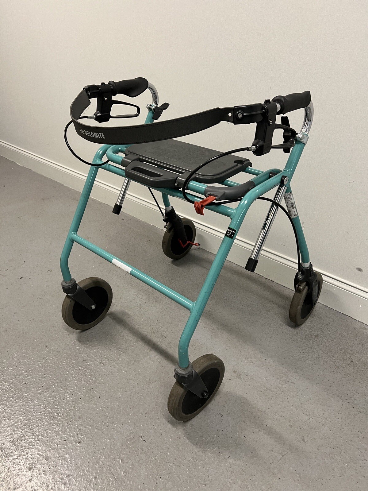 Dolomite Maxi + Plus 650 Heavy Duty 4-Wheel Folding Walker Rollator ...