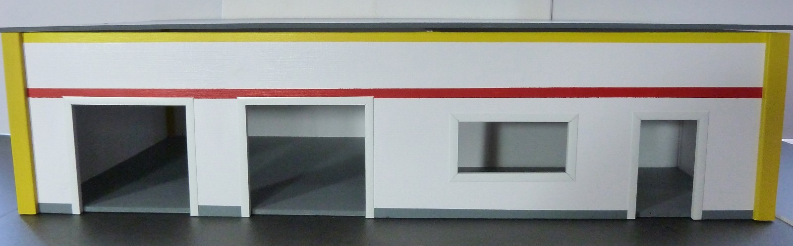 NEW ITEM-Custom Made Model Garage/Gas Station/Store/Office 1/24-25 ...