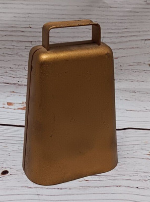 Vintage 6 Inch Metal Cow Bell with Clapper | eBay
